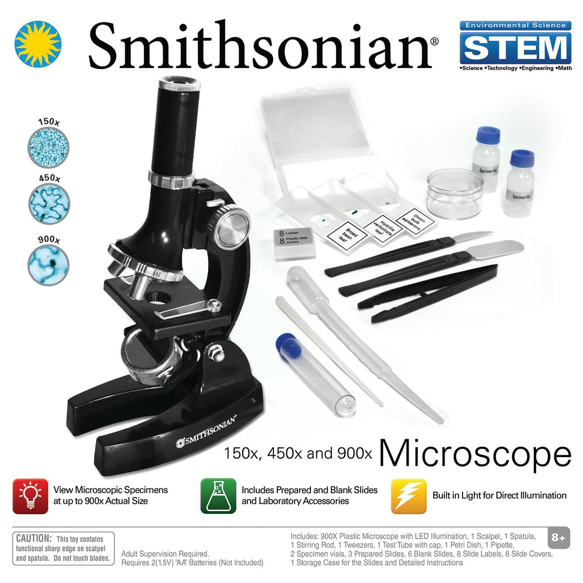 Smithsonian Microscope Kit – Toysmith